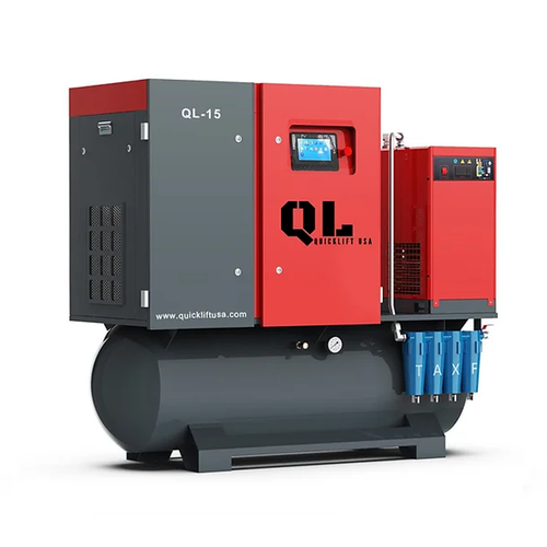 Quicklift USA ROTARY SCREW AIR COMPRESSOR | 4IN1 SYSTEM | SINGLE PHASE ...