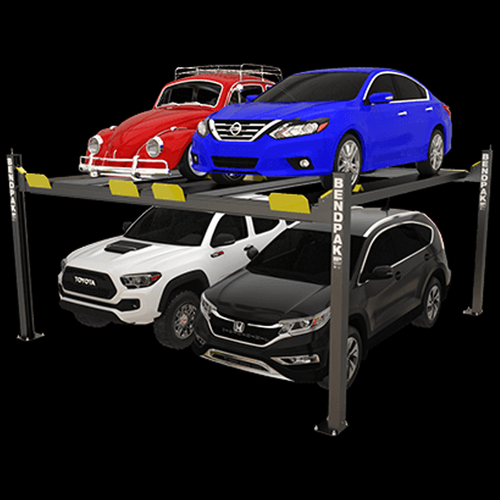 [Bendpak: HD-9SW] 9,000lb Cap. (Super Wide) Dual Platform Four Post Car ...