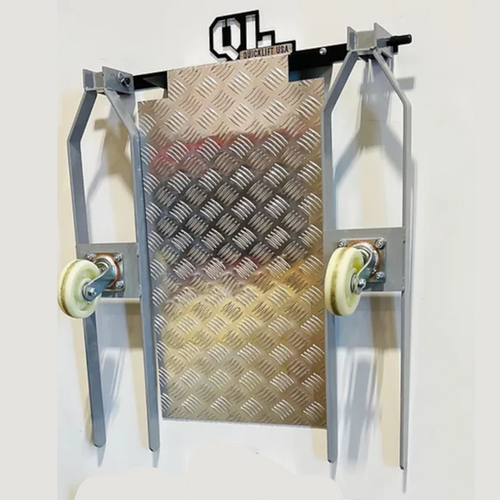 [Quick Lift USA: QL4PWH] Four Post Caster/Ramp Wall Hanger (2pc) Set ...