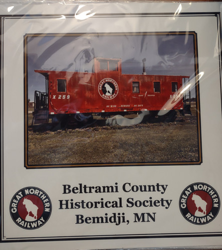 metal caboose sign | BCHS