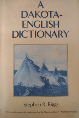A Dakota -English Dictionary | Beltrami County Historical Society