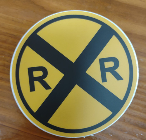 RR Crossing Sticker | Beltrami County Historical Society