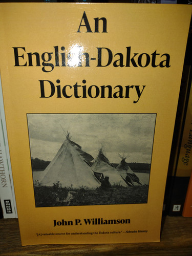An English-Dakota Dictionary | Beltrami County Historical Society