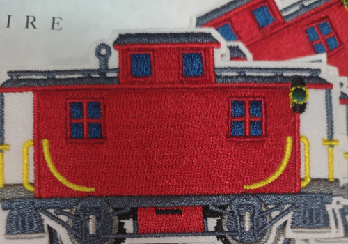 Train Patch Caboose Car | BCHS