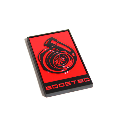 GT350R Style - "Boosted" Turbo Emblem - Version 2 | Coyote Badge Shop