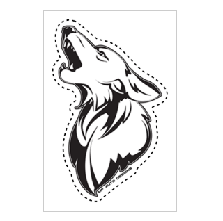 Coyote Decal - Clear Vinyl | MF Auto Designs