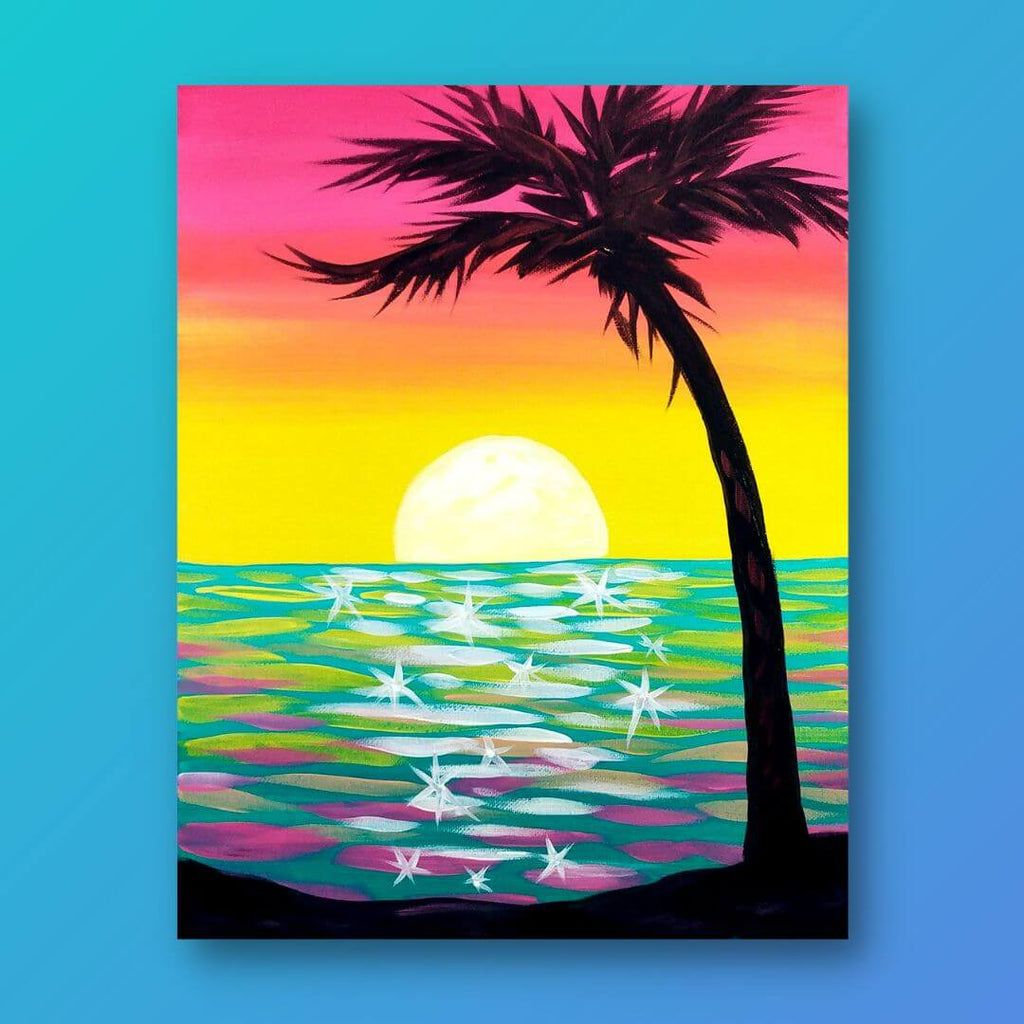 Kids Class: Tempera Paint Exploration: Beachy Fun! | blanden-art-museum