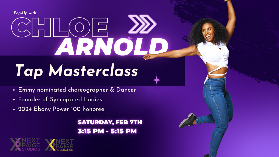 Chloe Arnold Tap Dance Masterclass | Nextpaigefoundation