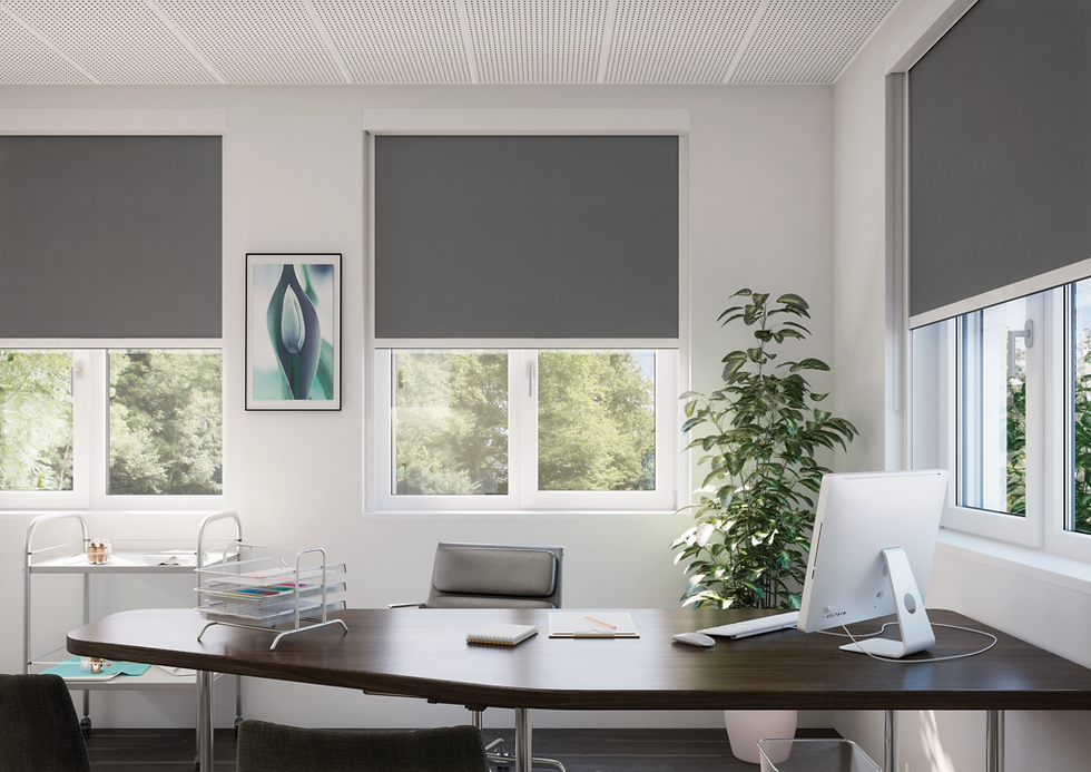 KURO ROLLER SHADES | SolKomfort Interiors