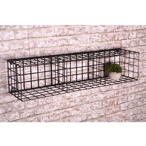 Metal wire mesh storage cube wall unit shelves | guard-it-all