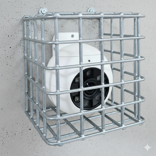 security cage | cctv cage | hinged cage | pir cage | sounder cage ...