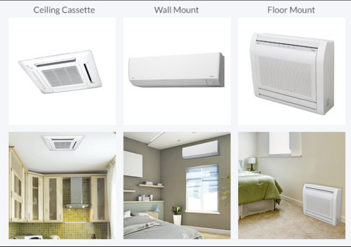 Multi-Zone Ductless Indoor Units | East Bay Air Systems