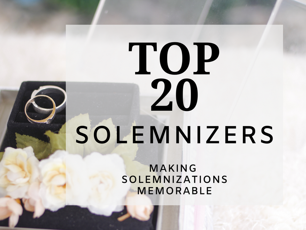 Top 20 Solemnizers in Singapore - The Best Guide to Solemnizations!