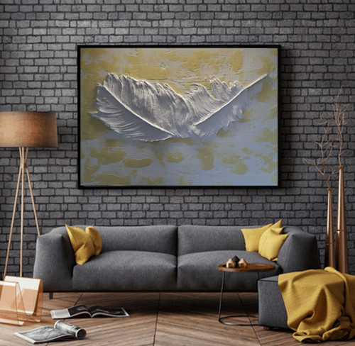 "Sign" 70x45 cm | Textures By Kveta