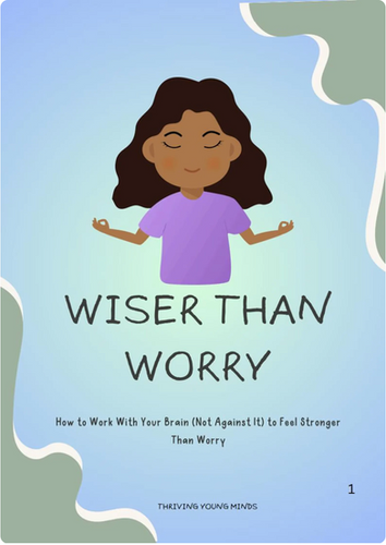 Wiser Than Worry – Printable Anxiety Workbook for Kids | ACT Therapy ...