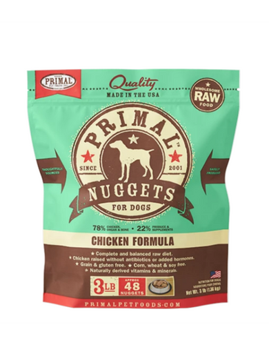 Primal: Chicken Nuggets (3 lbs.) | 808 Raw Pet Food
