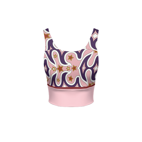 Women’s Longline V-Shape-Back Sports Bra-Third Eye Edition | Enchanted ...