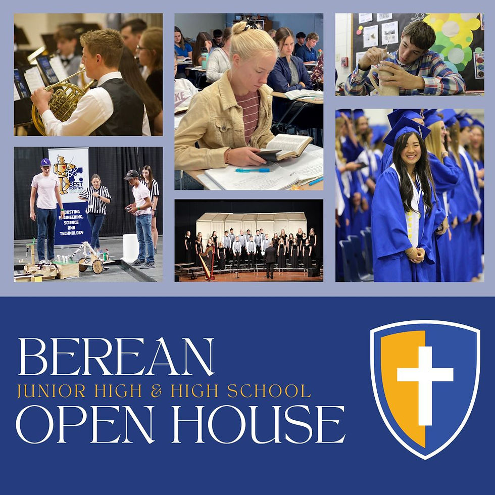 ADMISSIONS | Berean Academy | Elbing, KS