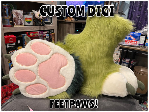Digi Fursuit Feetpaws- MADE TO ORDER | Westscustomcreations