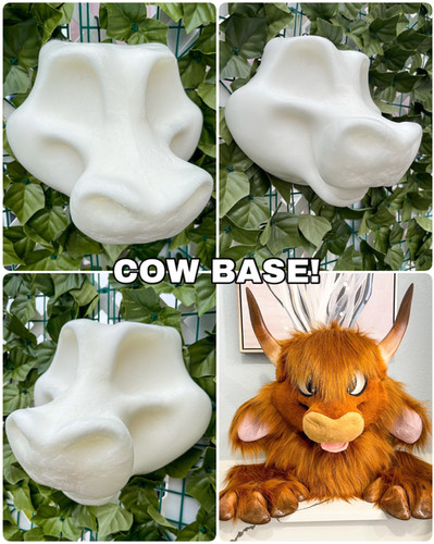 Cow Fursuit Headbase- MADE TO ORDER | Westscustomcreations
