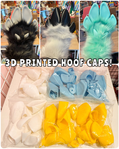 3D Printed Hand Hoof Caps! | Westscustomcreations