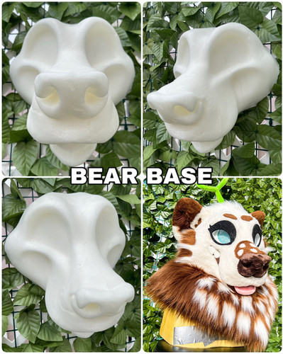 Bear Fursuit Headbase- MADE TO ORDER | Westscustomcreations
