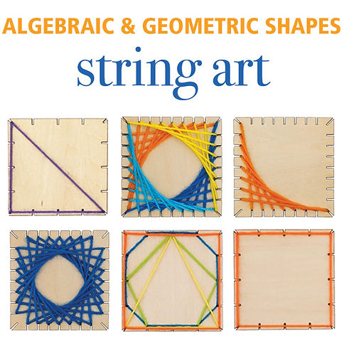 string art triangle pattern