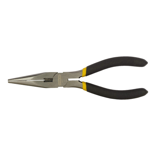 STANLEY 152.4 mm (6 Inch) Drop Forged Steel Plastic Long Nose Plier, 84 ...