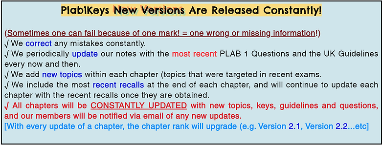 Free Chapters | Plab 1 Keys