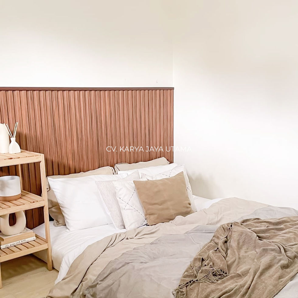 Teknik Wainscoting Pakai Panel WPC Duma