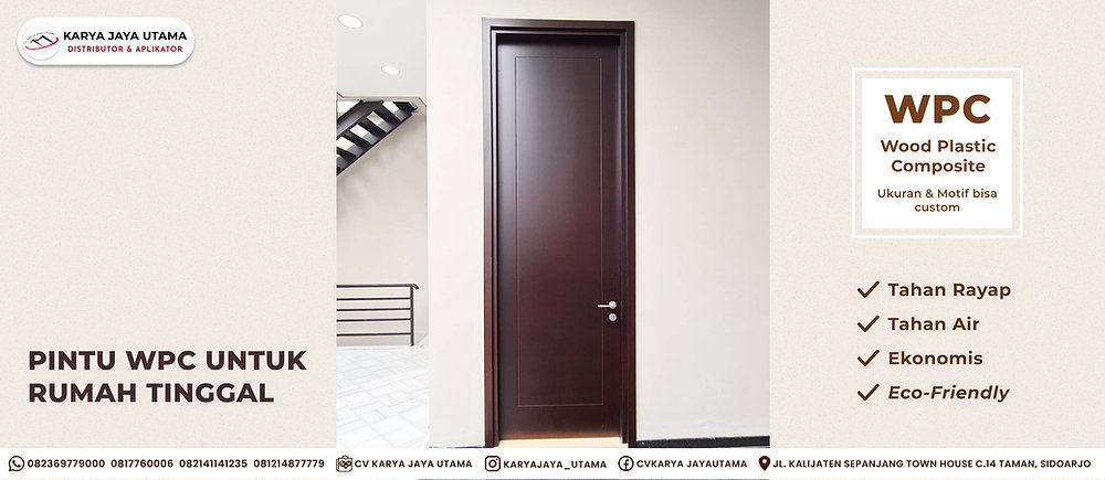 Cara Memilih Pintu WPC yang Tepat Untuk Rumah Tinggal