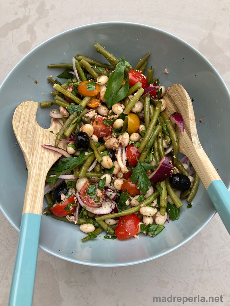 Salade italienne aux haricots coco