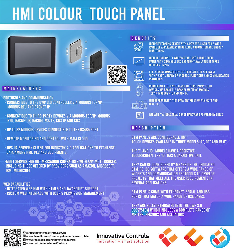 HMI COLOUR TOUCH PANEL