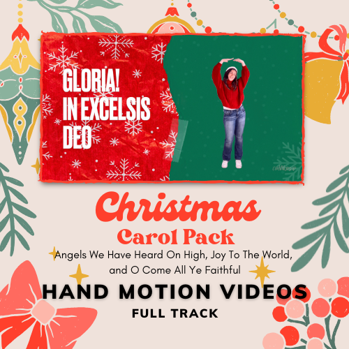 Christmas Carol Packs: Hand Motion Videos with Full Track | CMWorship