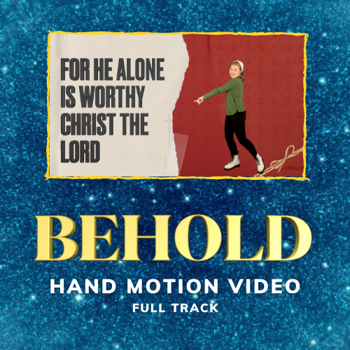 Behold: Hand Motion Video with Full Track | CMWorship