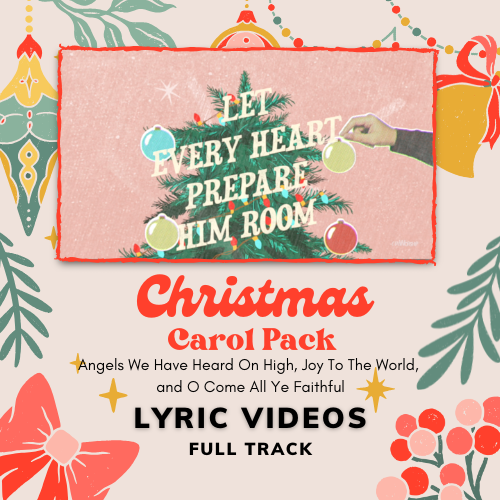 Christmas Carol Pack: Lyric Videos with Full Track | CMWorship