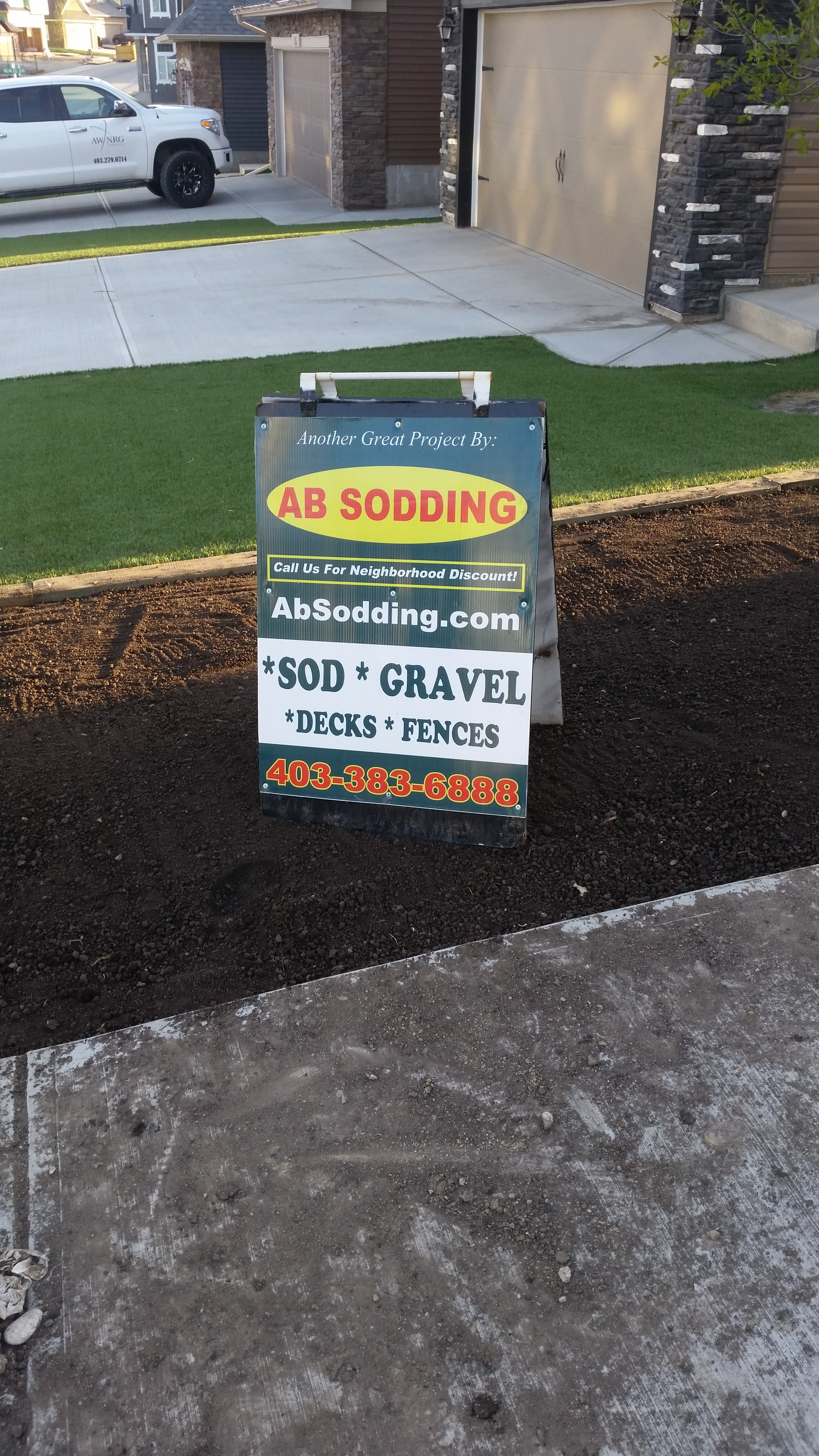 Sodding Fence and Deck Absodding Landscaping Inc