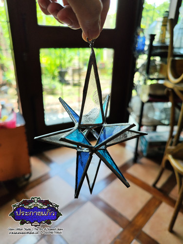 "Northern Star" 3D Stained Glass | glassglitter