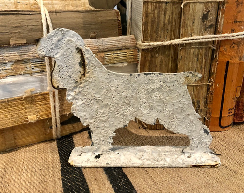 Fabulous Shabby Chic Spanial Dog Statue Made From Cast Iron. | Lulworth ...