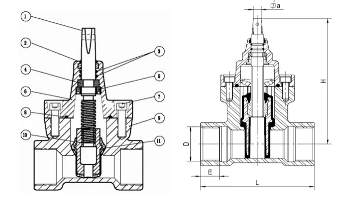 House Connection Valve FF Type | Aqua Fitting