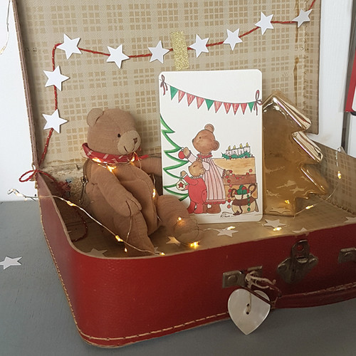 Carte Bon Noël Nounours | Flavie la ringlette