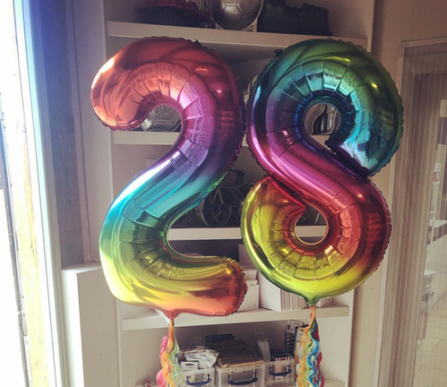Extra Large Double-Digit Balloons | Twinkle and Sparkle