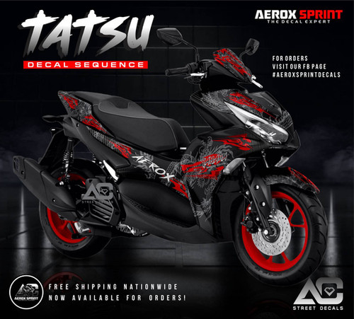 Aerox V2 Tatsu Decals | ACLove Street Decals
