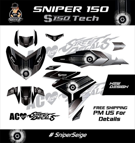 S150 Sniper Decals | ACLove Street Decals
