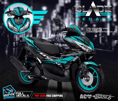 Aerox V2 Blade Decals | ACLove Street Decals