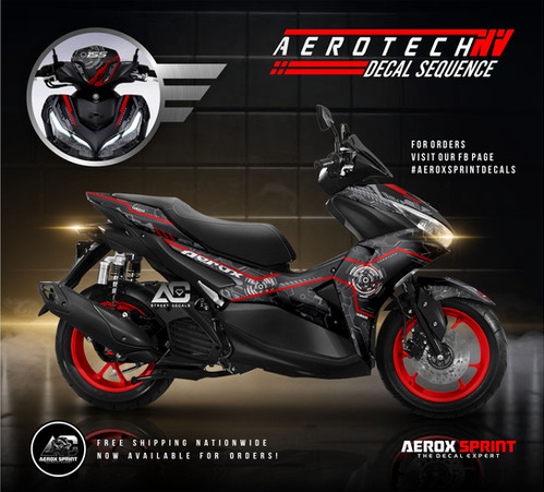 Aerox Aerotech NV Decals | ACLove Street Decals