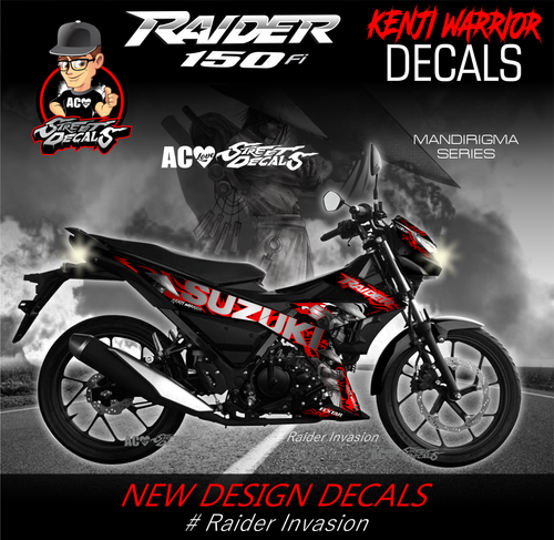 Kenji Warrior Decals | ACLove Street Decals