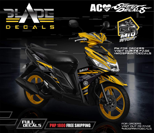 Mio Blade Decals | ACLove Street Decals