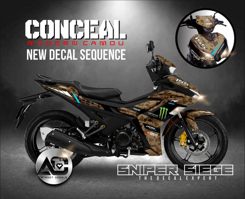 Sniper 155 Conceal Decals | ACLove Street Decals