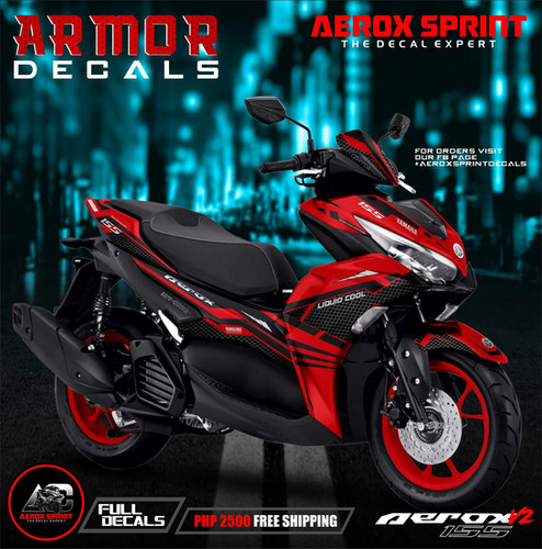 Aerox V2 Armor Decals | ACLove Street Decals